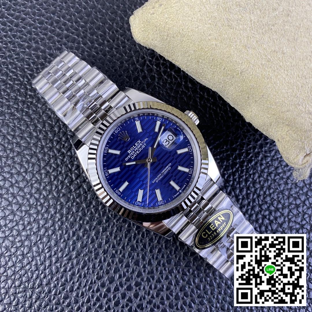 CLEANクリーン工場 ロレックス デイトジャスト41mm ブルー フルーテッドモチーフダイアル Cal.3235-NOOB工場|時計スーパー ...